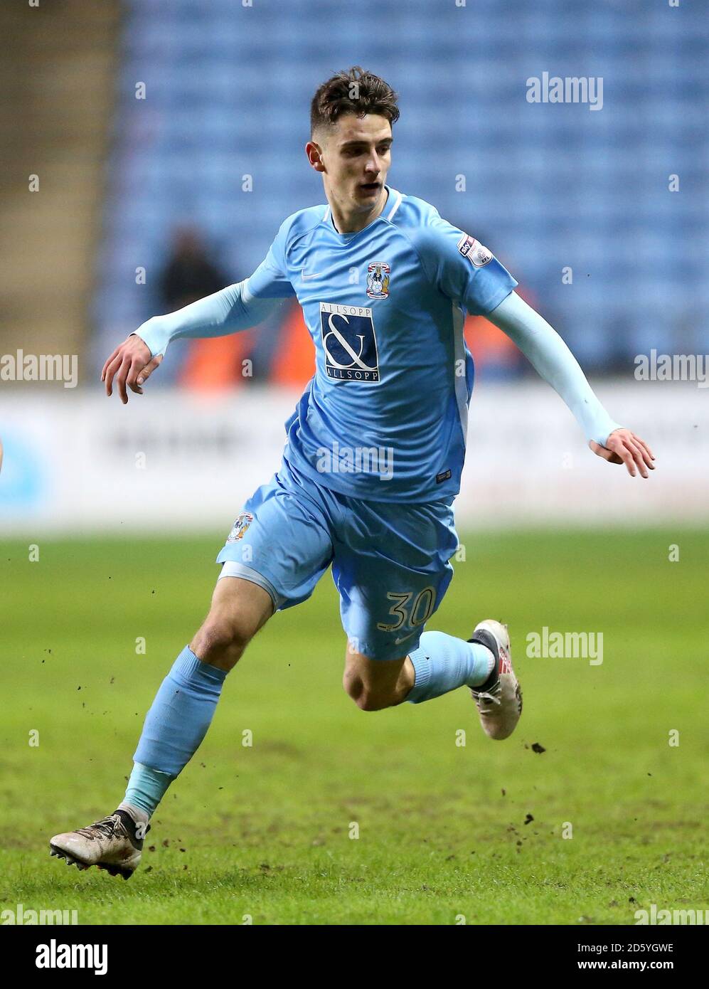 Coventry City's Tom Bayliss Stock Photo - Alamy
