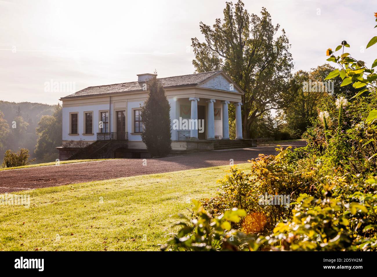 Germany, Thuringia, Weimar, Goethepark, Roman House Stock Photo - Alamy