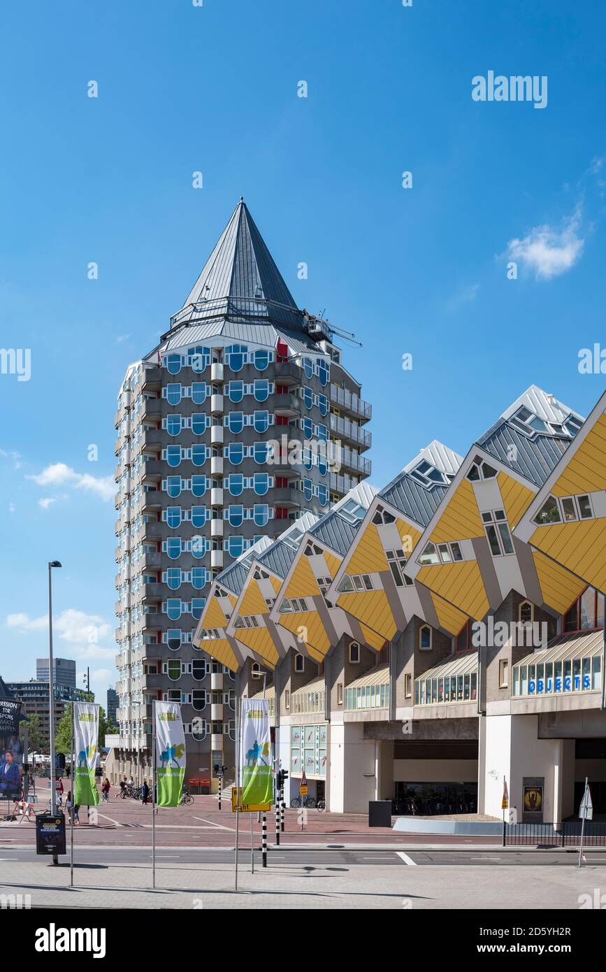Cubical houses and blaaktower hi-res stock photography and images - Alamy