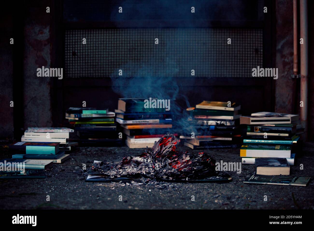Burnt book hi-res stock photography and images - Alamy