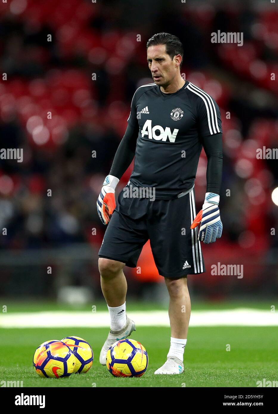 Manchester United Goalkeeper Coach Emilio Alvarez Blanco Stock Photo ...