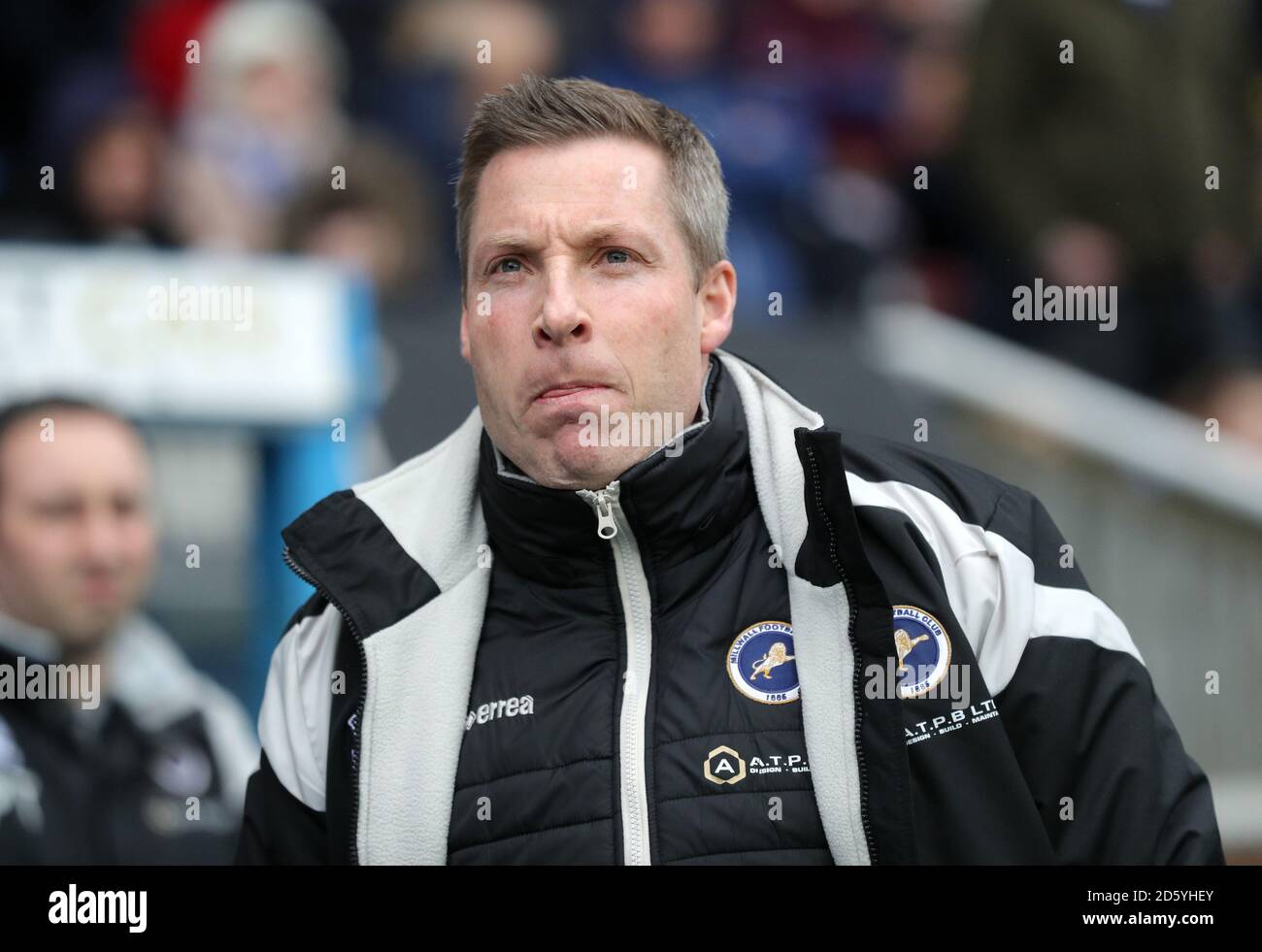 Millwall manager Neil Harris before kick off Stock Photo - Alamy