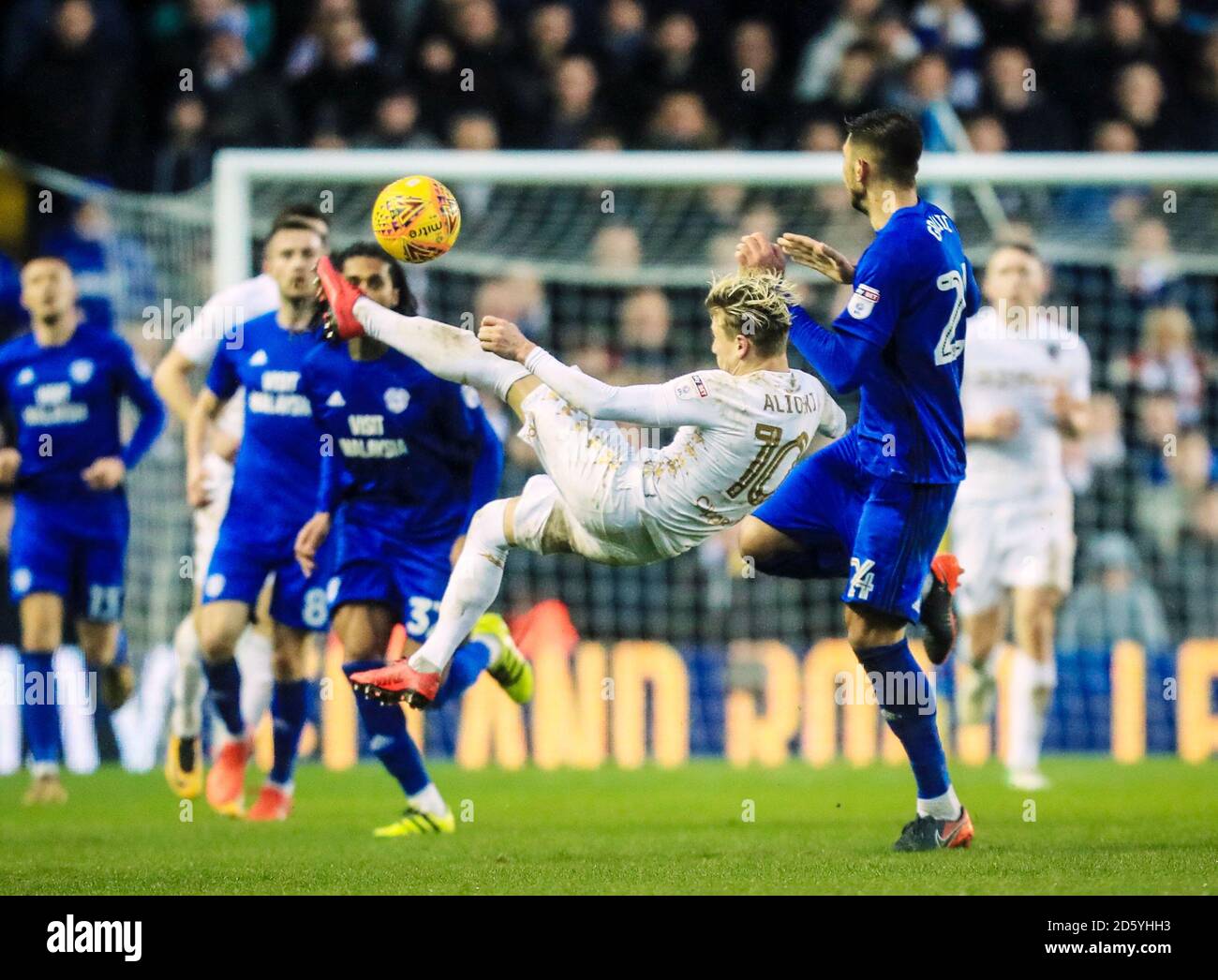 Leeds United's Ezgjan Alioski on the ball Stock Photo - Alamy