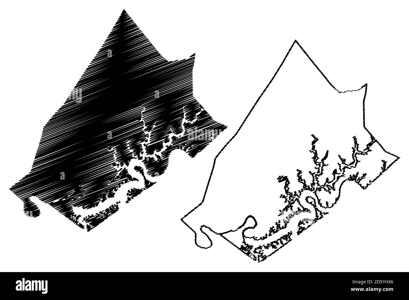 Russell County, Kentucky (U.S. county, United States of America, USA, U ...