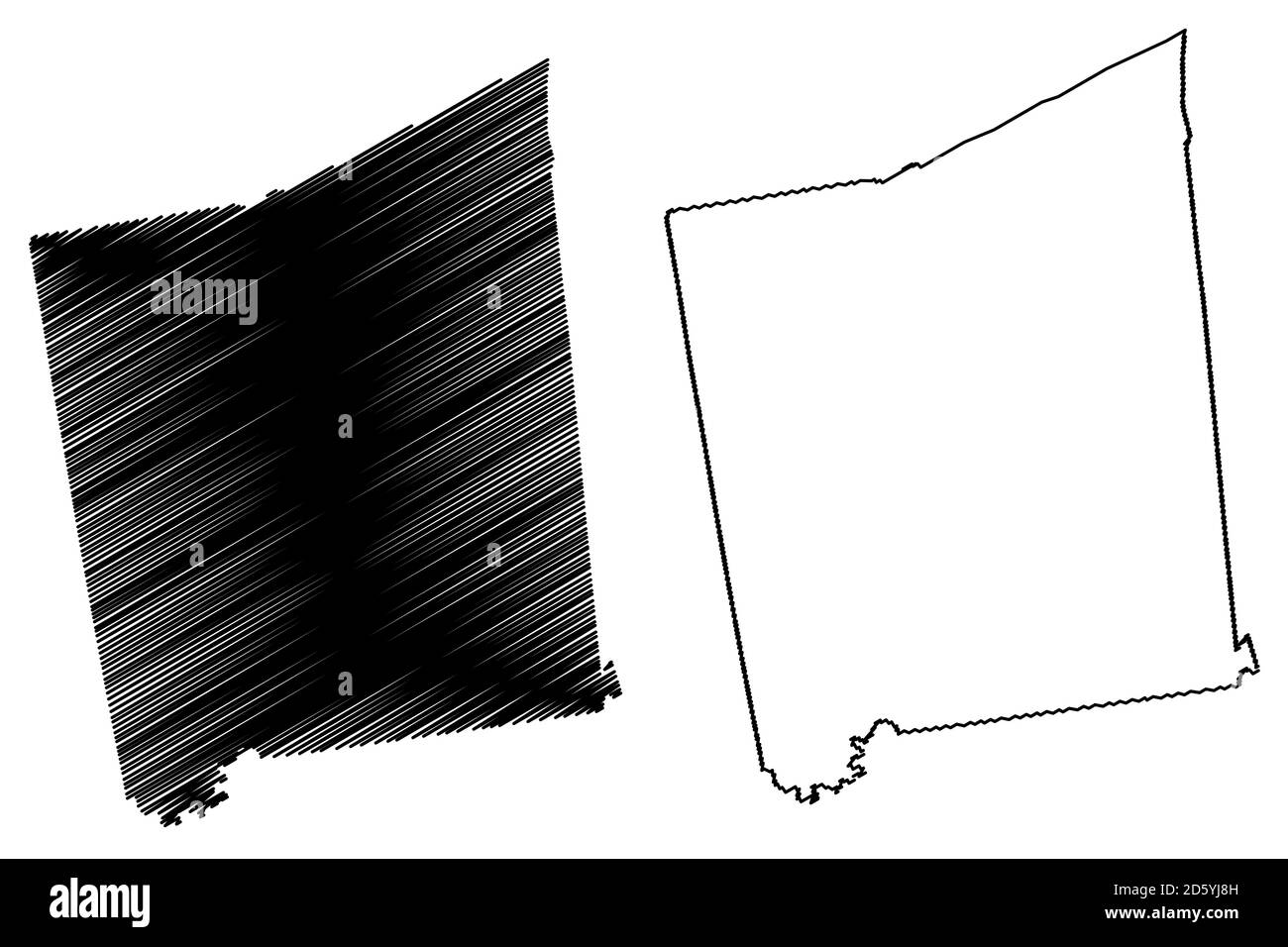 Map of pendleton Stock Vector Images - Alamy