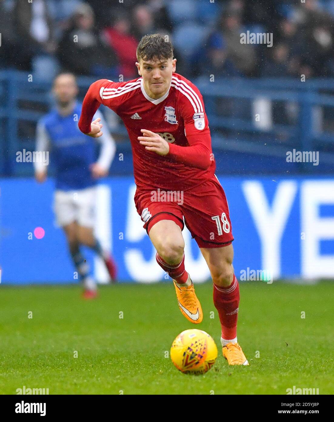 Birmingham City's Sam Gallagher Stock Photo - Alamy