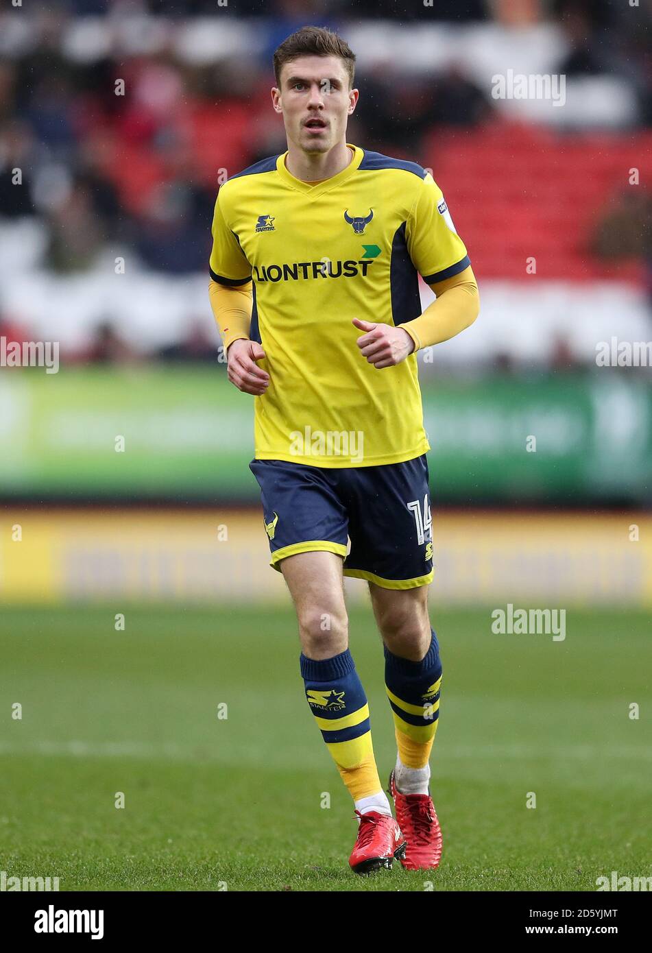 Oxford United's Josh Ruffels Stock Photo - Alamy