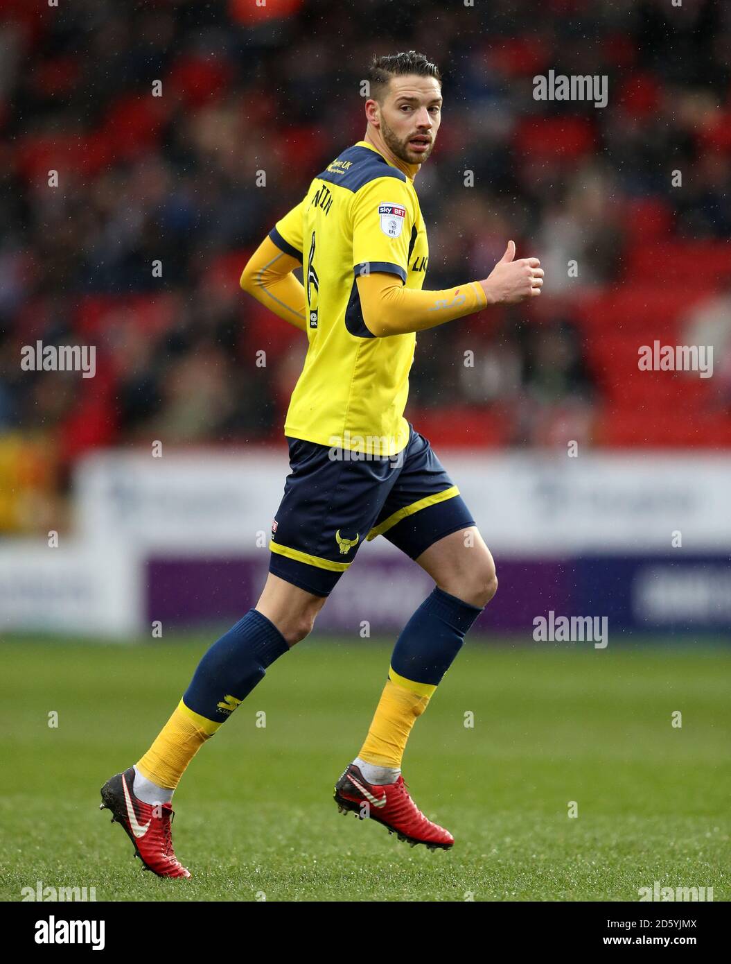 Oxford United's Aaron Martin Stock Photo - Alamy