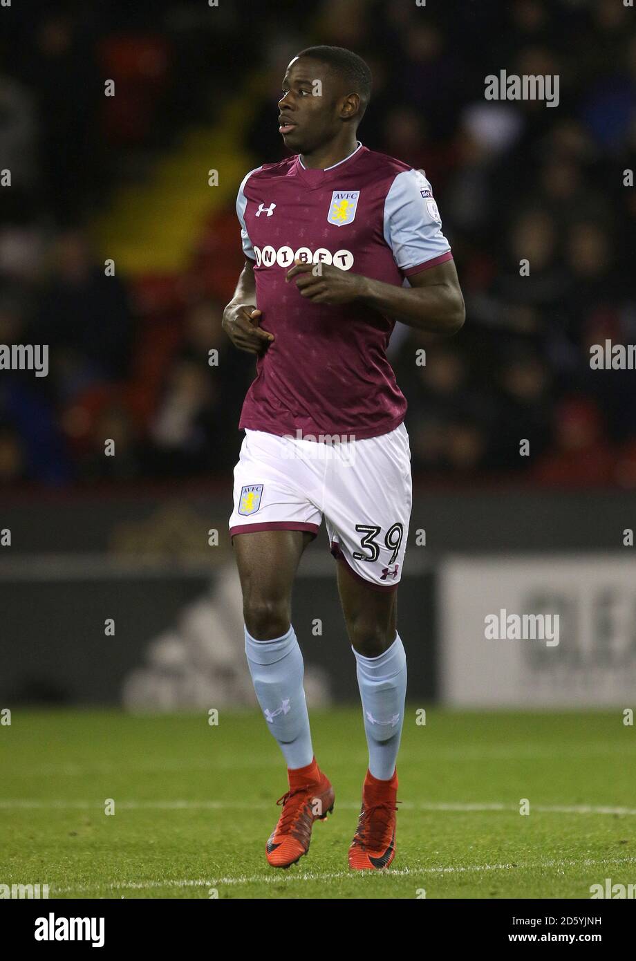 Aston Villa's Keinan Davis Stock Photo - Alamy