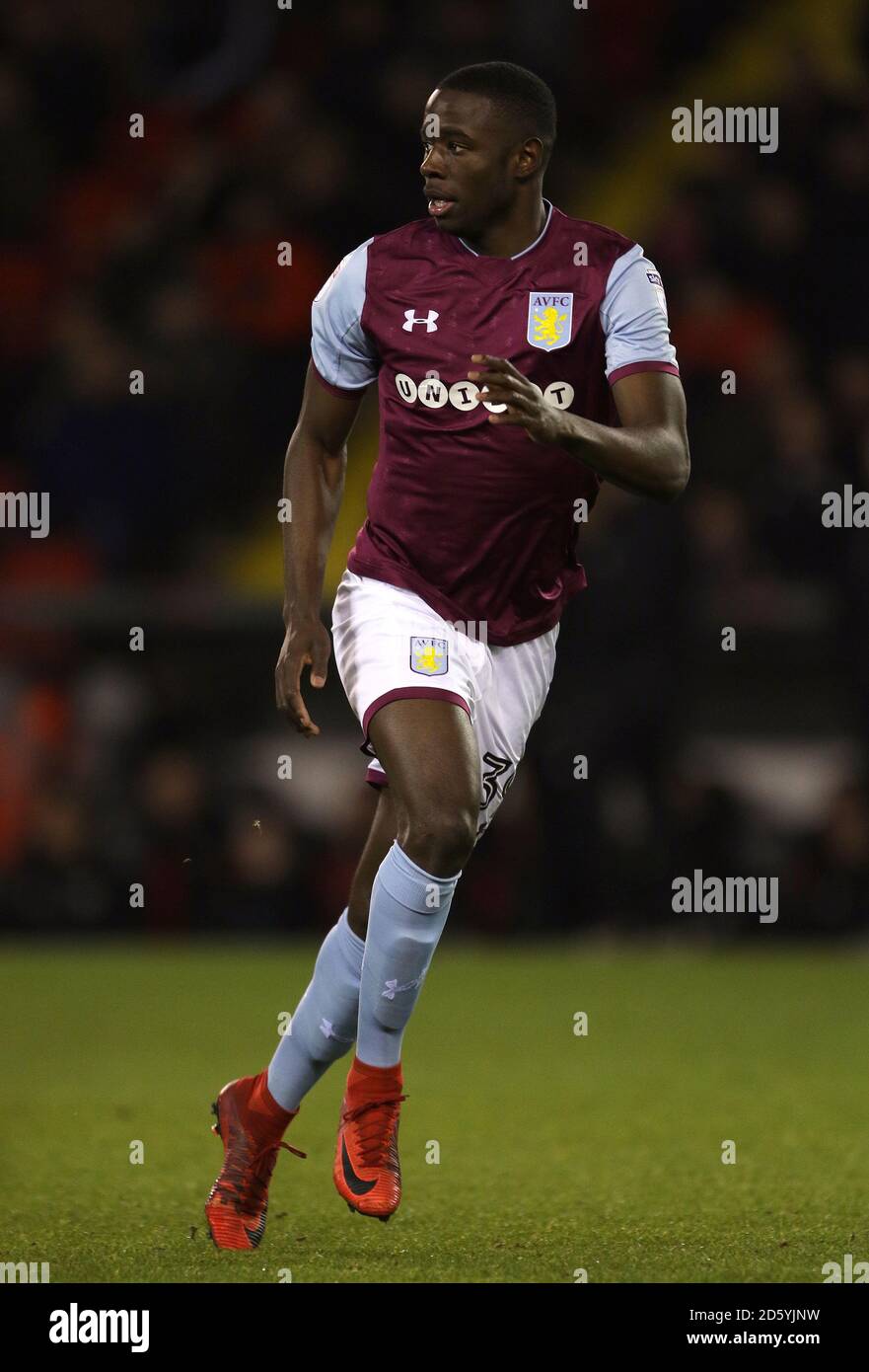 Aston Villa's Keinan Davis Stock Photo - Alamy