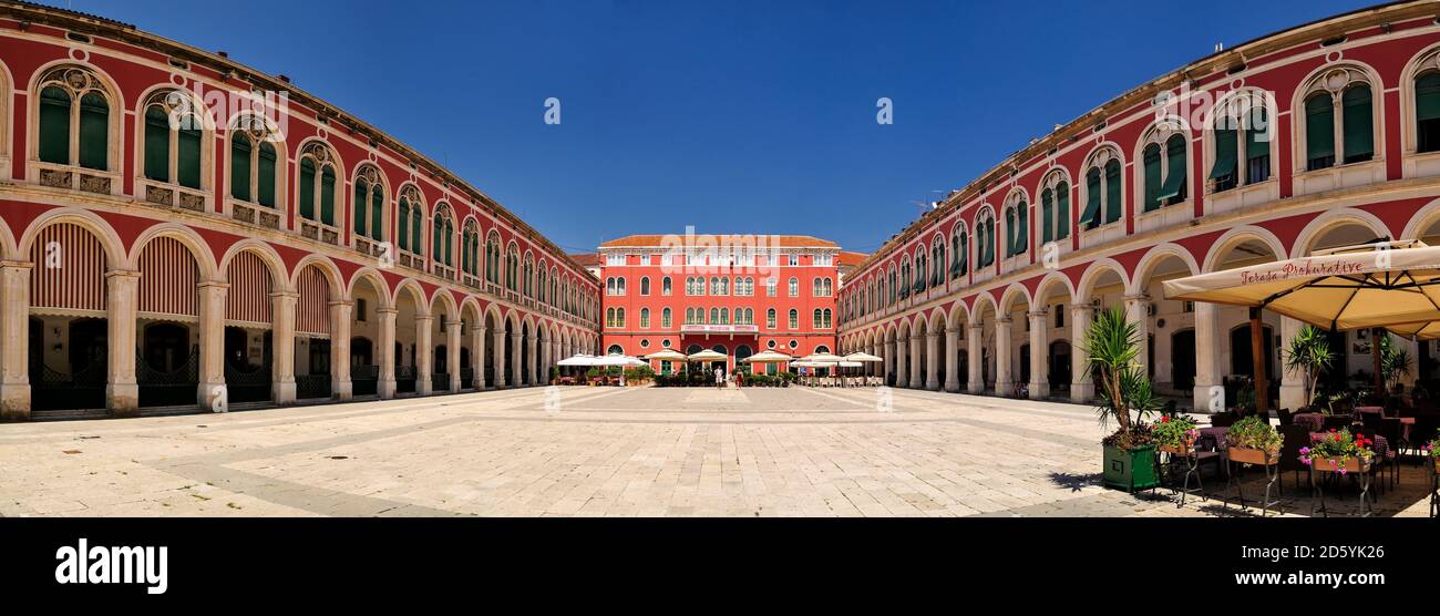 Croatia, Split, Prokurative Stock Photo - Alamy