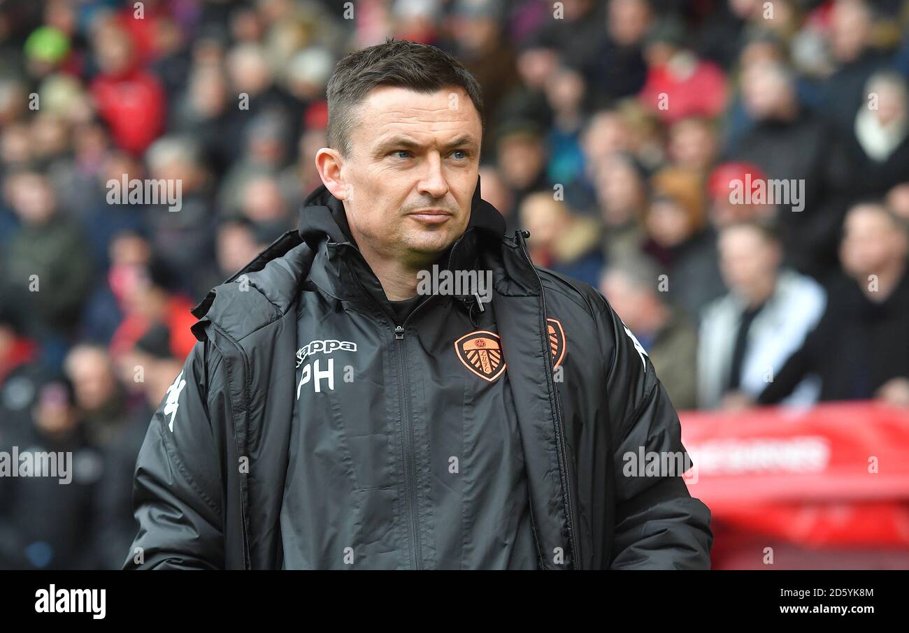 Leeds United's Manager Paul Heckingbottom Stock Photo - Alamy