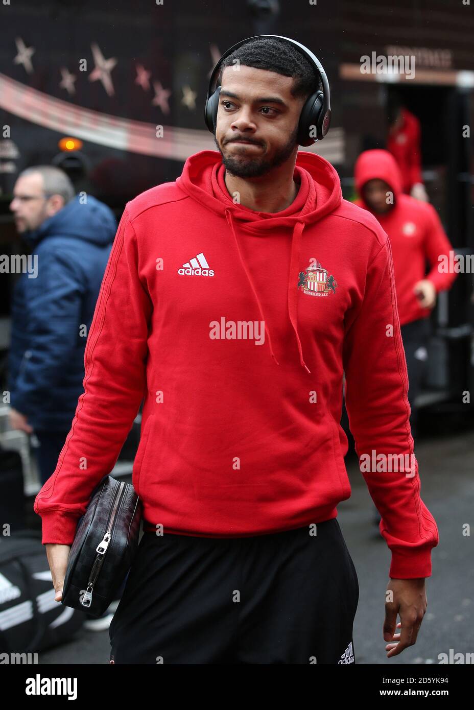 Sunderland's Jake Clarke-Salter arrives at Ashton Gate Stadium Stock ...