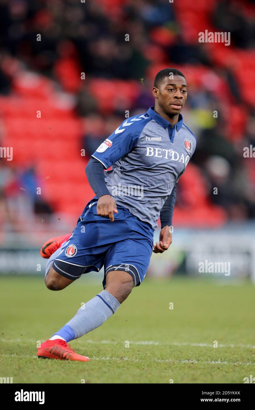 Charlton Athletic's Sullay Kaikai Stock Photo - Alamy