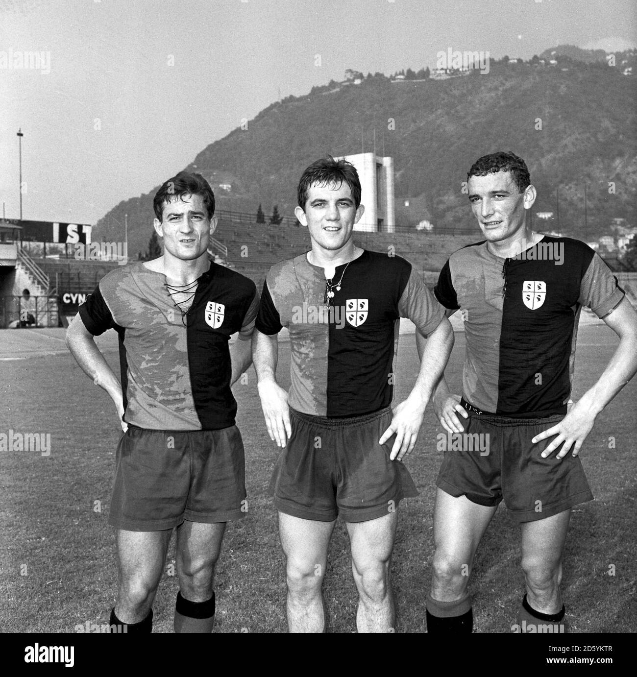 1960s footballers italy Black and White Stock Photos & Images - Alamy