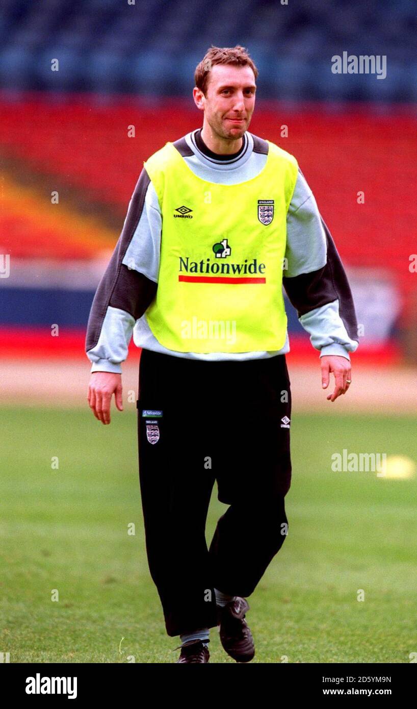 Jason Wilcox during training at Wembley Stock Photo - Alamy