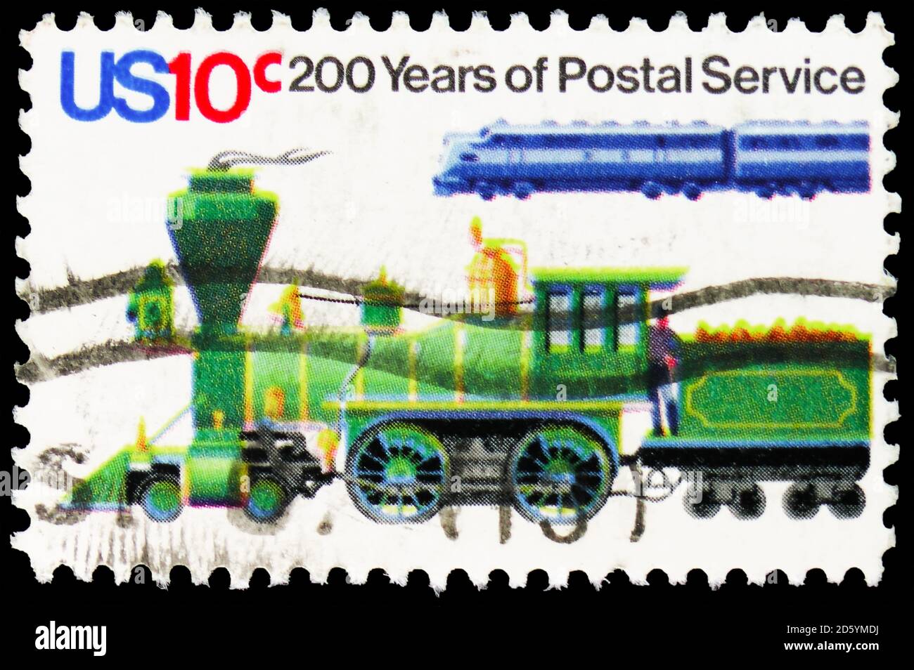 MOSCOW, RUSSIA - SEPTEMBER 30, 2020: Postage stamp printed in United ...