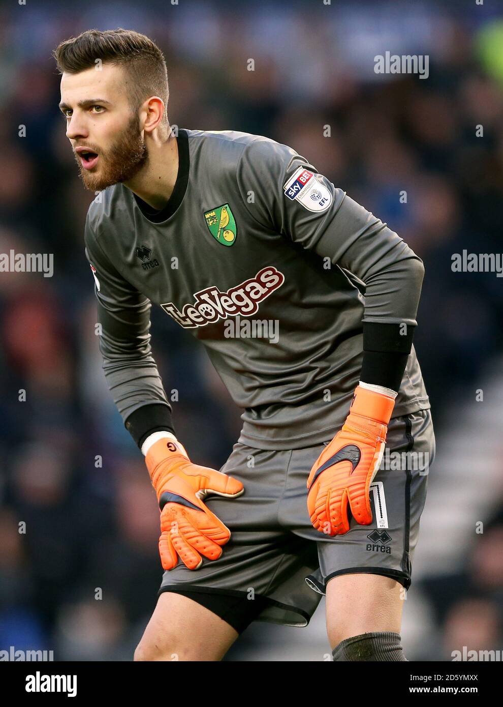 Norwich City goalkeeper Angus Gunn Stock Photo - Alamy