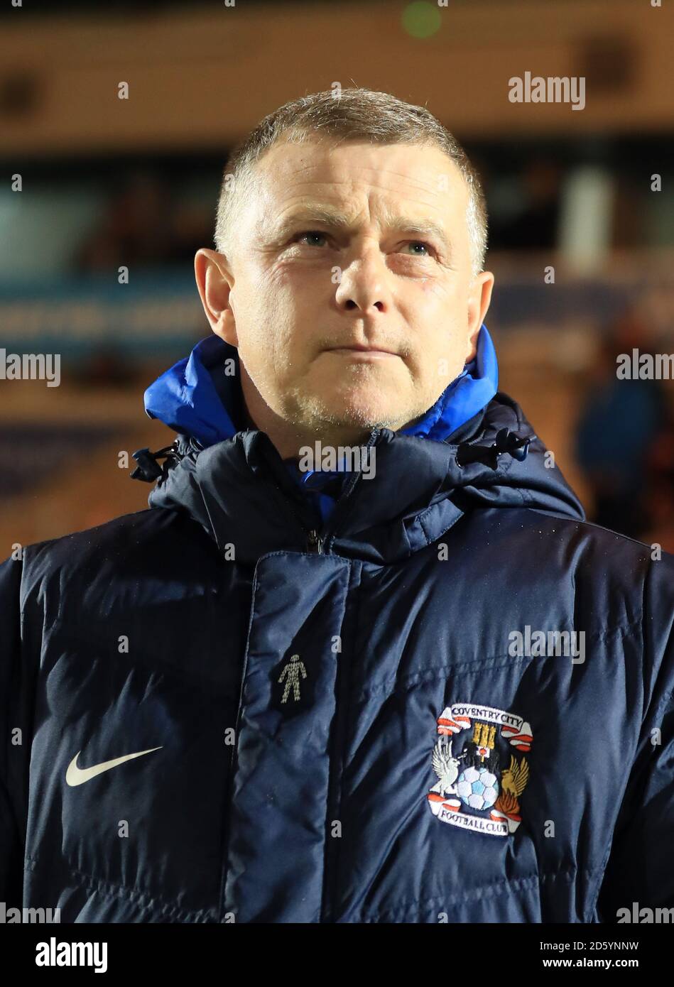 Coventry City manager Mark Robins Stock Photo - Alamy