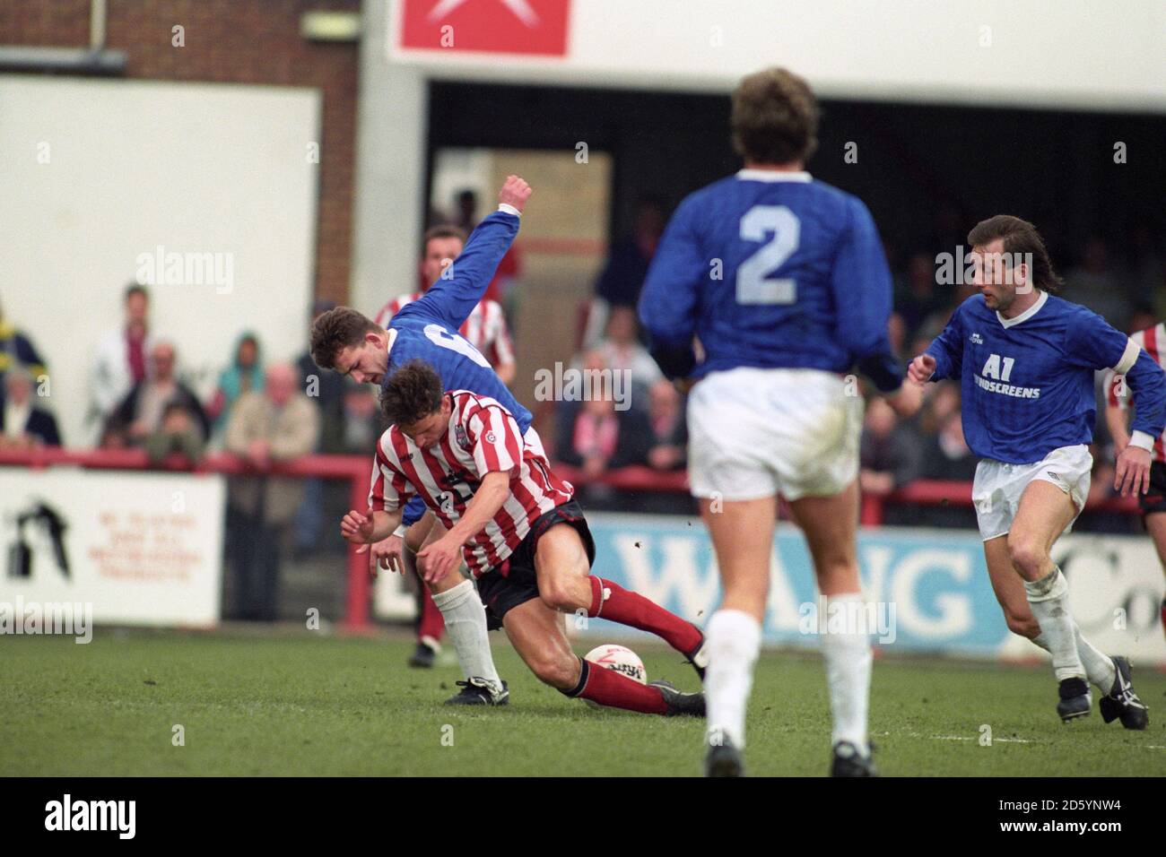 (L-R) Dean Holdsworth, Brentford FC, and Matty Holmes, Bournemouth ...