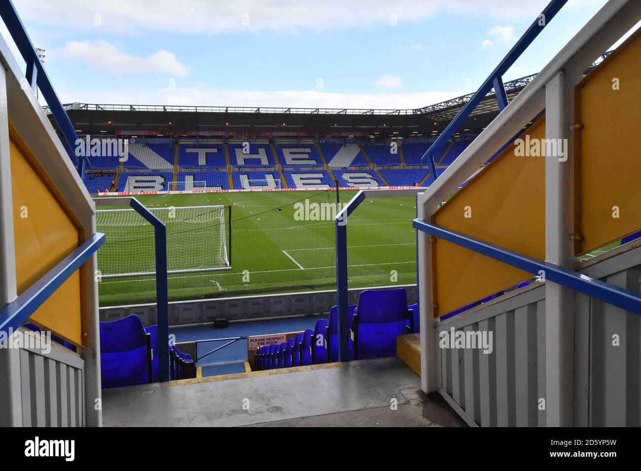 General view of St Andrew's stadium Stock Photo - Alamy