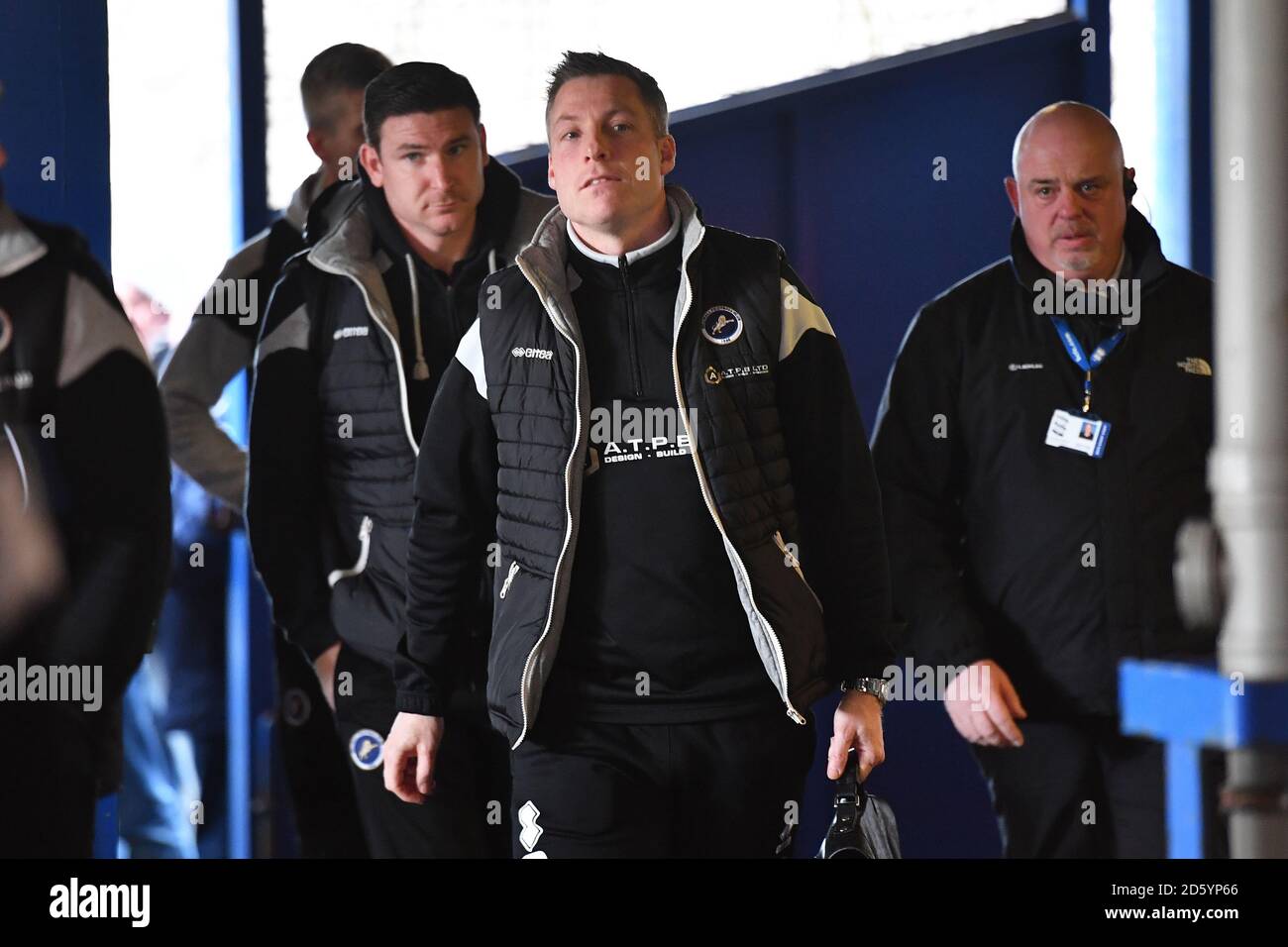 Millwall manager Neil Harris arrives Stock Photo - Alamy