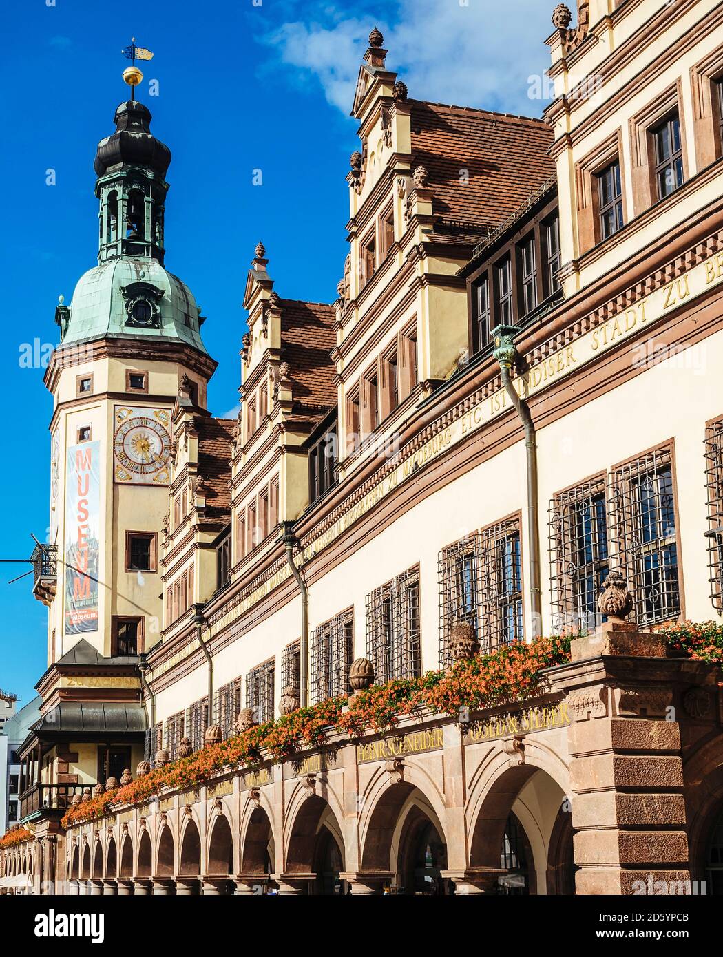 Leipzig old town hall clock tower hi-res stock photography and images ...