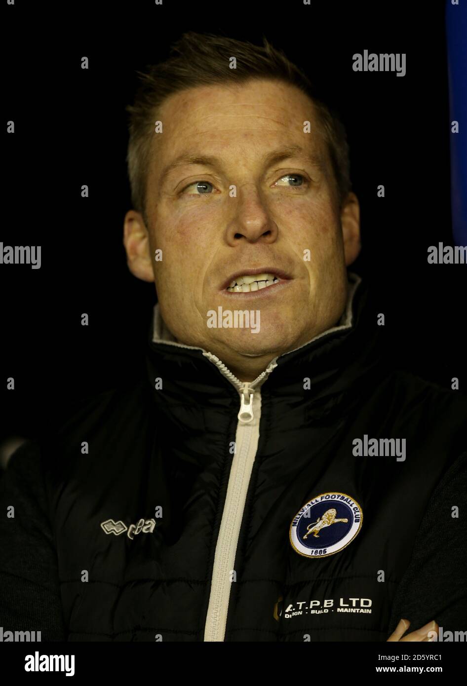 Millwall manager Neil Harris Stock Photo - Alamy