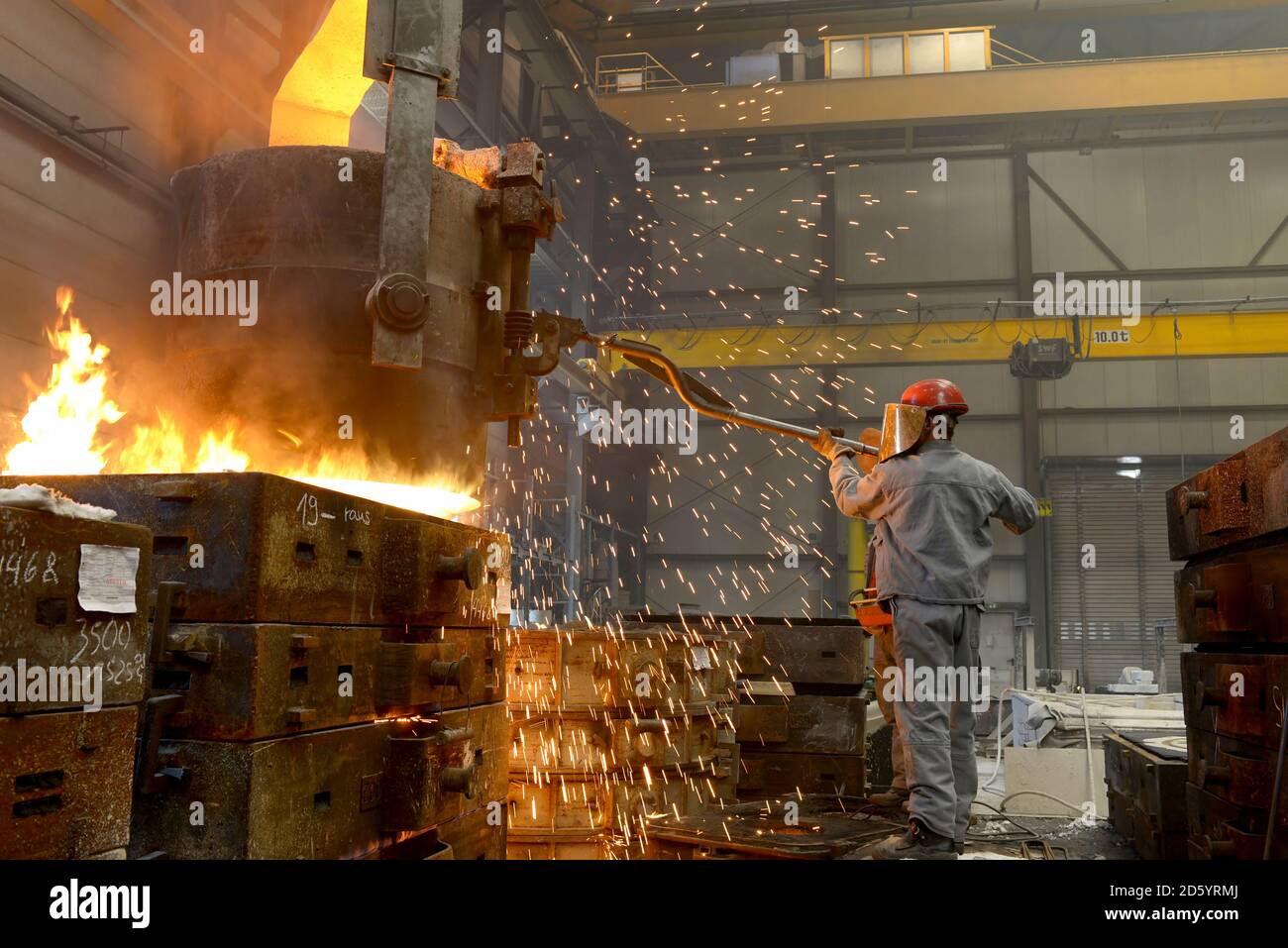 Steel casting hi-res stock photography and images - Alamy