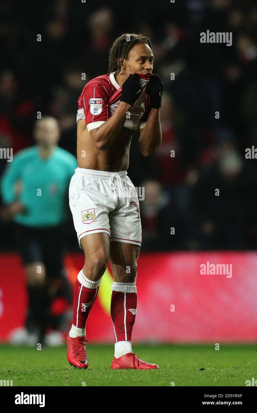 Bristol City's Bobby Reid Stock Photo - Alamy