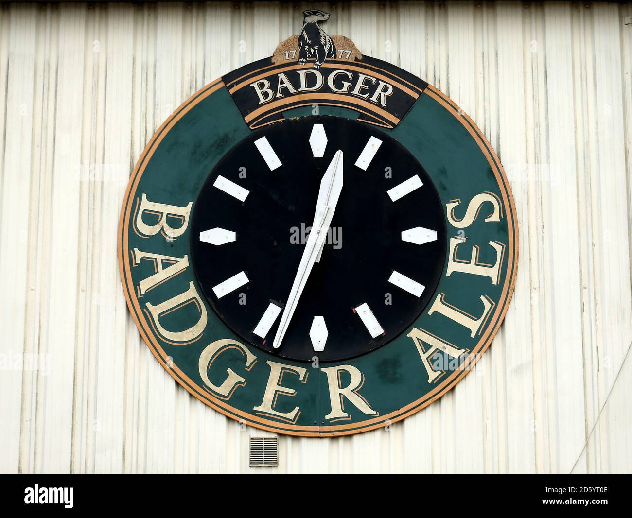 A detail view of the Badger Ales sign Stock Photo - Alamy