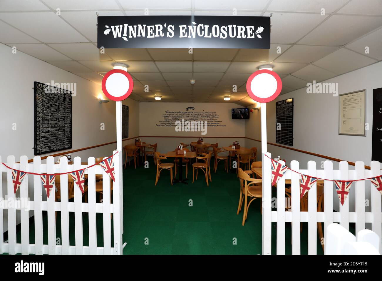 A view of the Winner's Enclosure Stock Photo - Alamy