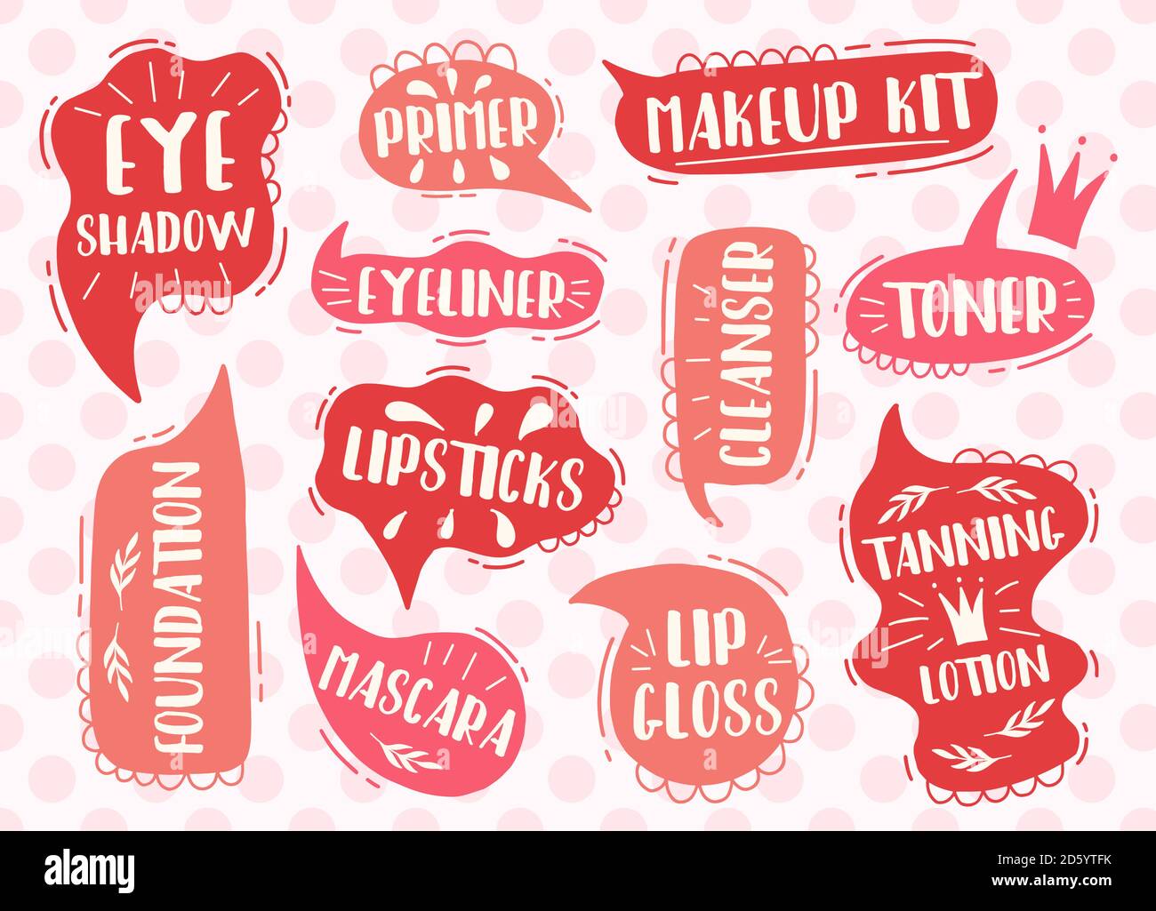 Speech text lable set. Collection design name designation Stock Vector ...