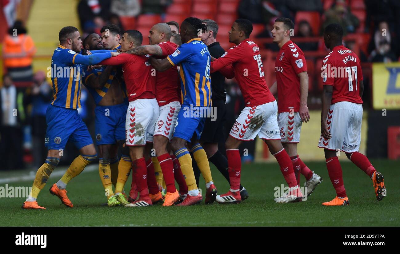 Soccer scuffles hi-res stock photography and images - Alamy