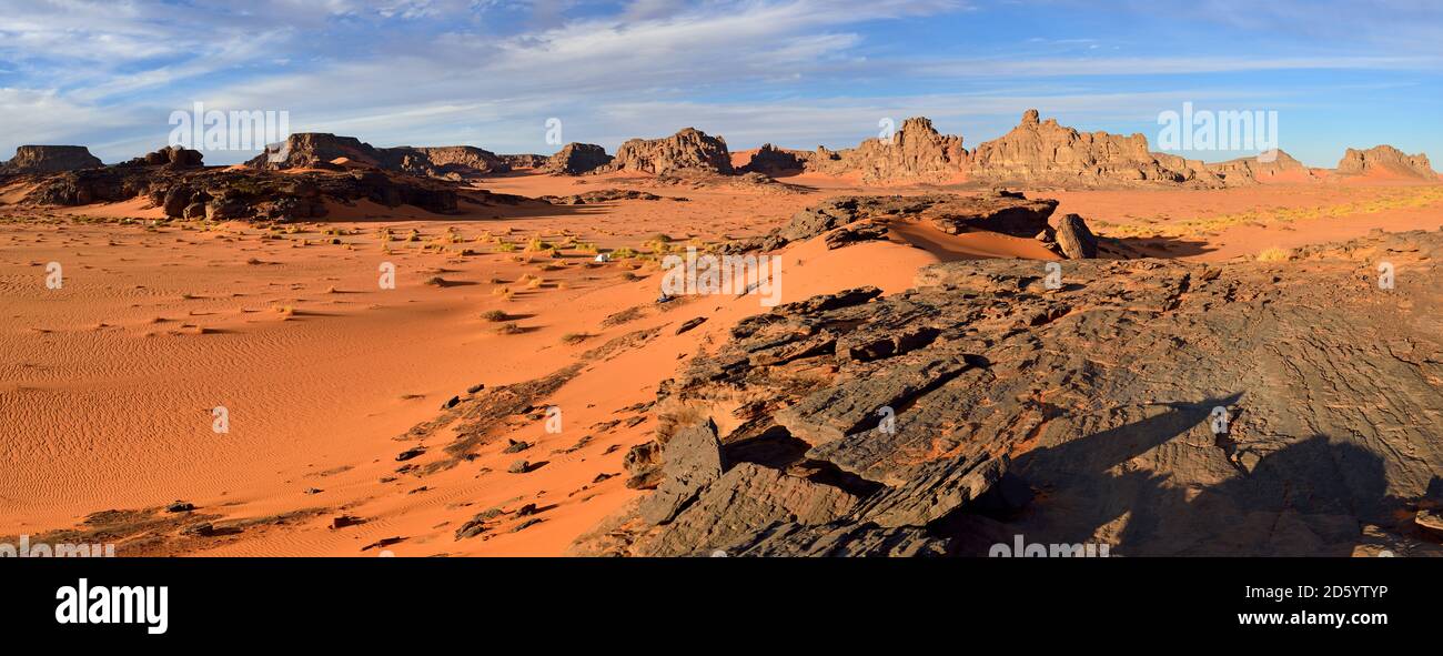 Africa, Algeria, Sahara Desert, Tassili N'Ajjer National Park, Tadrart ...