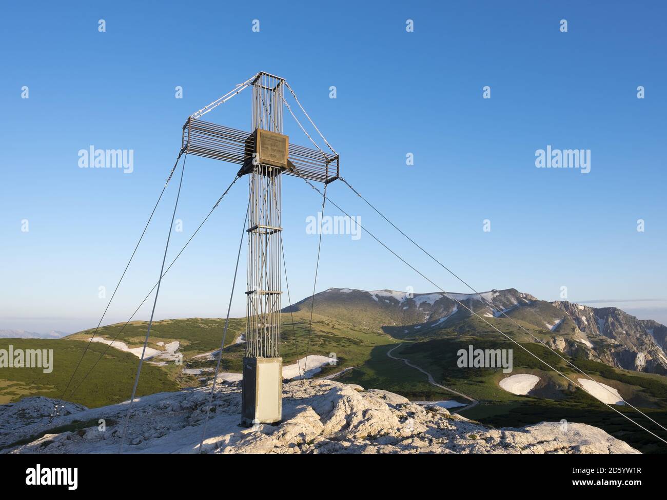 Summit cross on waxriegel hi-res stock photography and images - Alamy