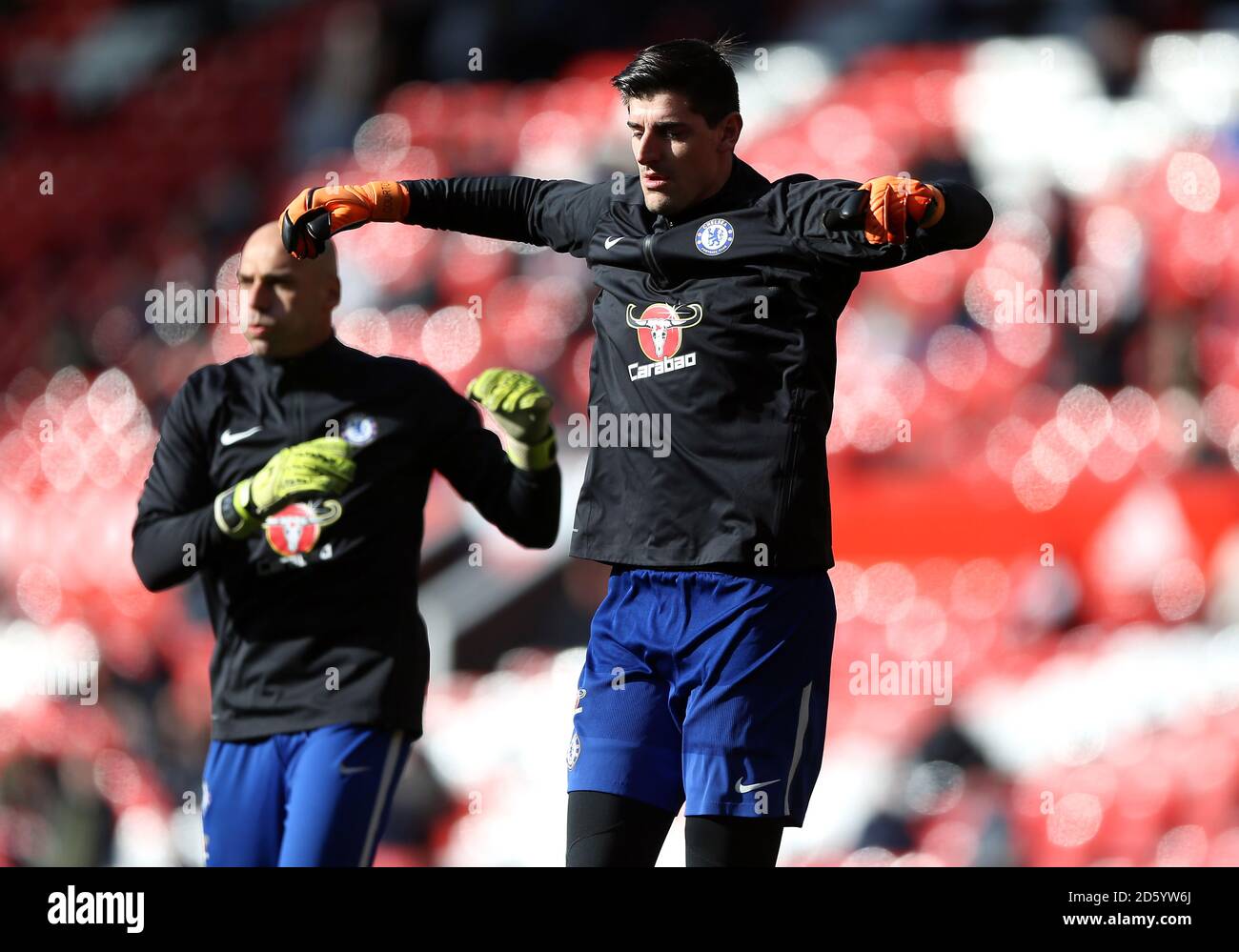Chelsea goalkeeper Thibaut Courtois Stock Photo - Alamy