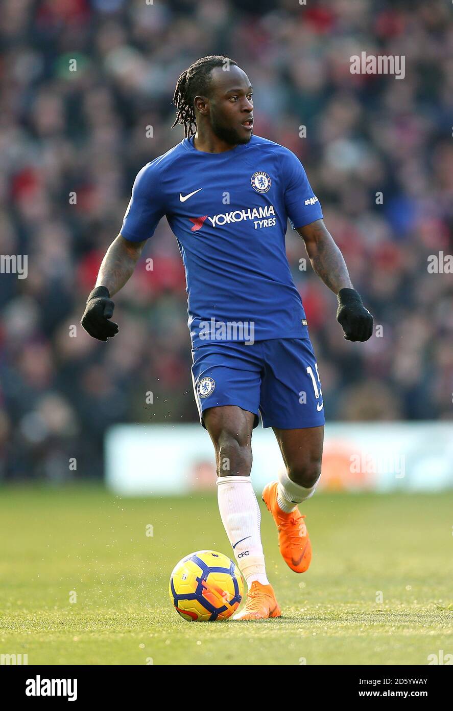 Chelsea's Victor Moses Stock Photo - Alamy