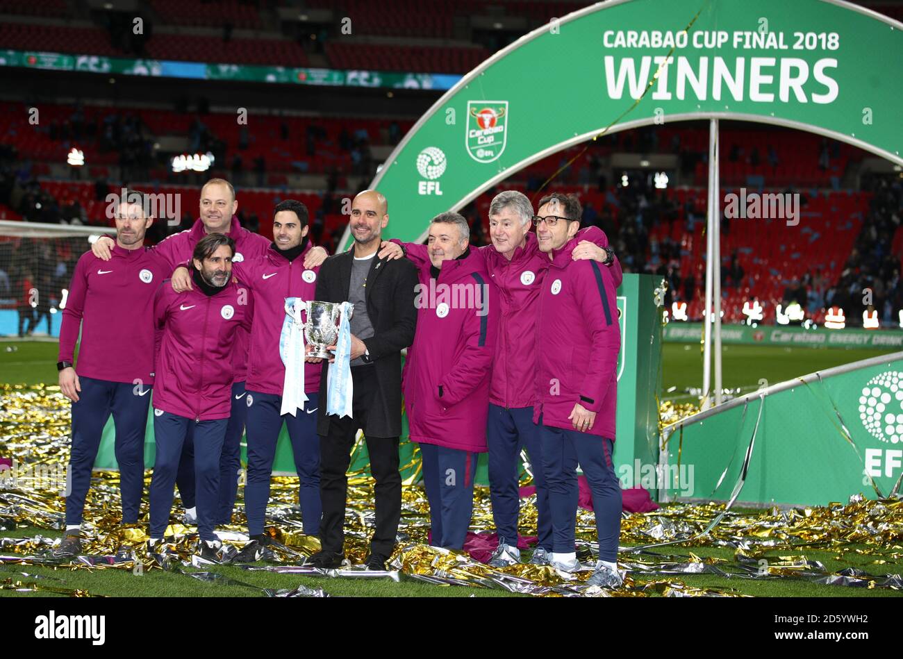 Manchester city coaching staff hi-res stock photography and images - Alamy
