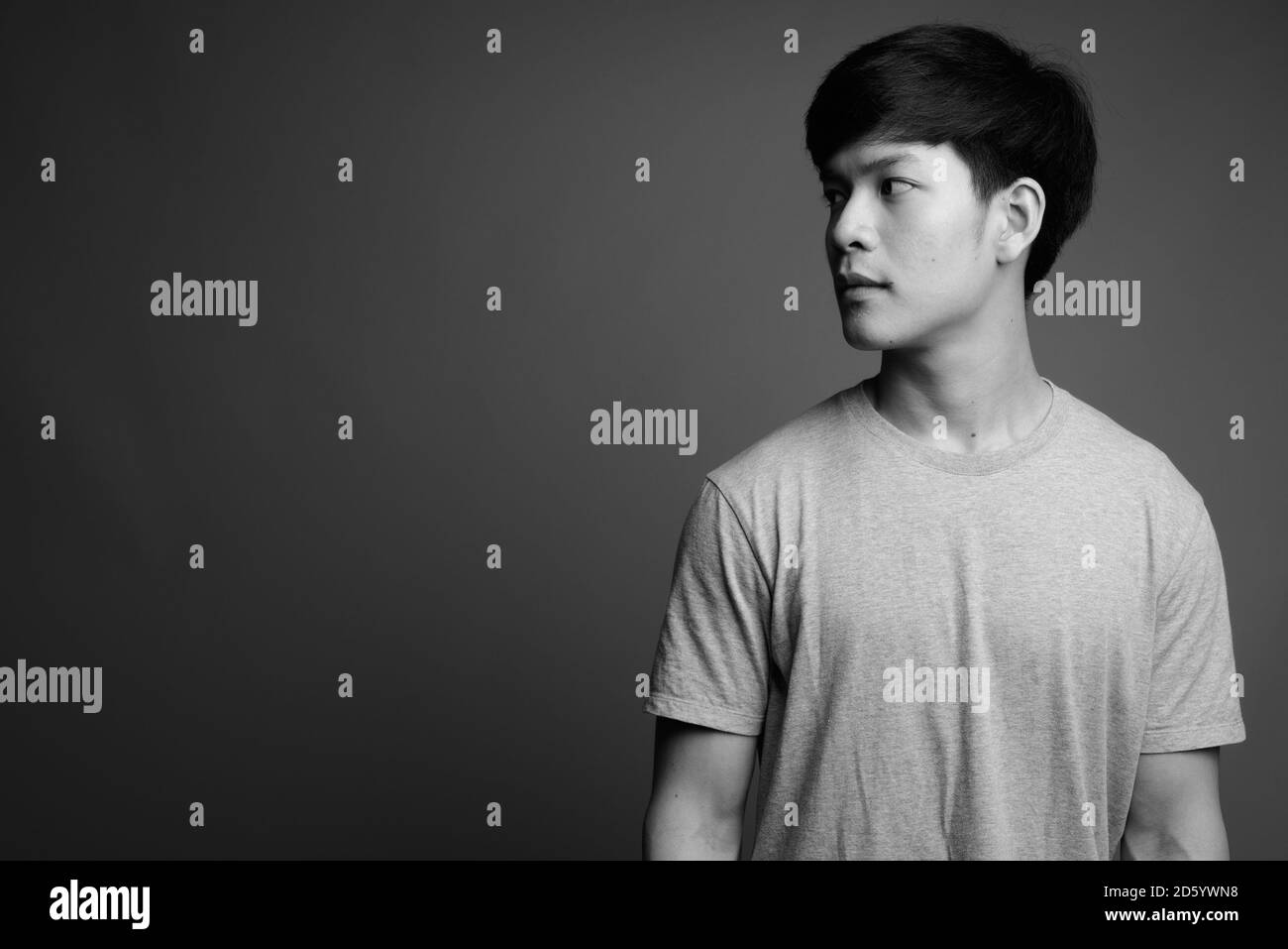 Handsome asian guy profile hi-res stock photography and images - Alamy