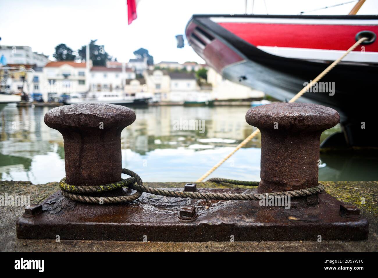 An old rusty murray in a seaside town in France Stock Photo - Alamy