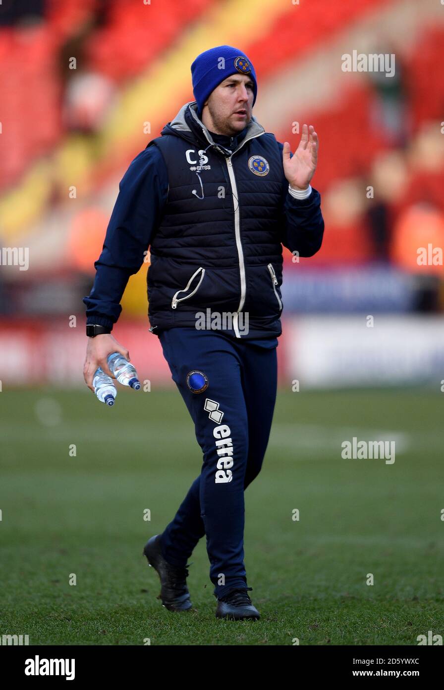 Shrewsbury Town Physiotherapist Chris Skitt Stock Photo - Alamy
