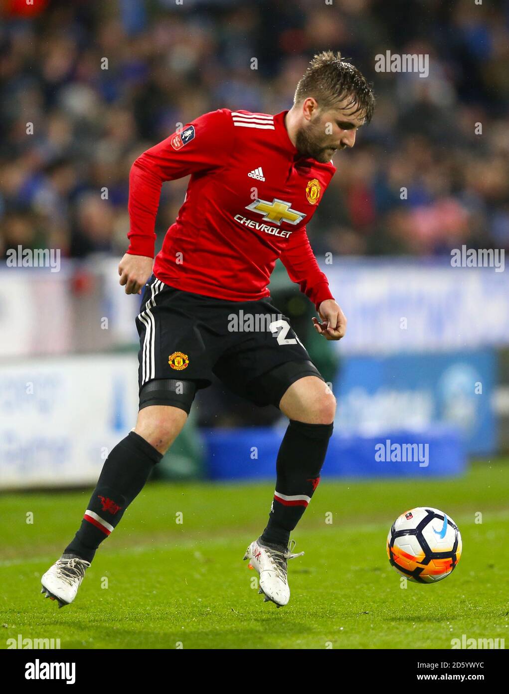 Manchester United's Luke Shaw Stock Photo - Alamy