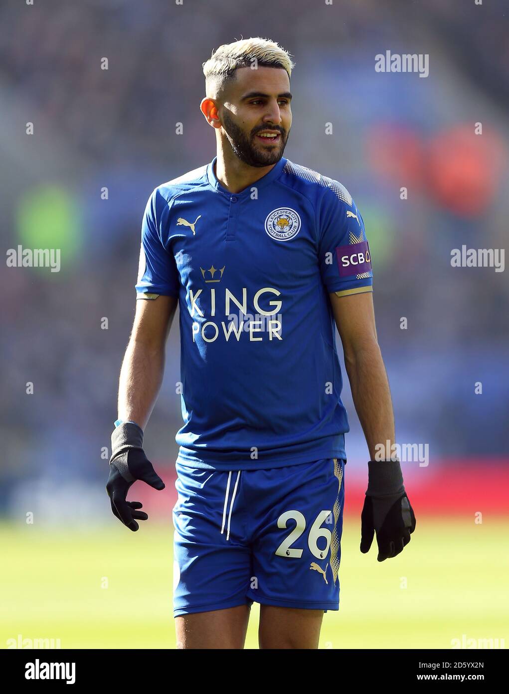 Riyad Mahrez, Leicester City Stock Photo - Alamy