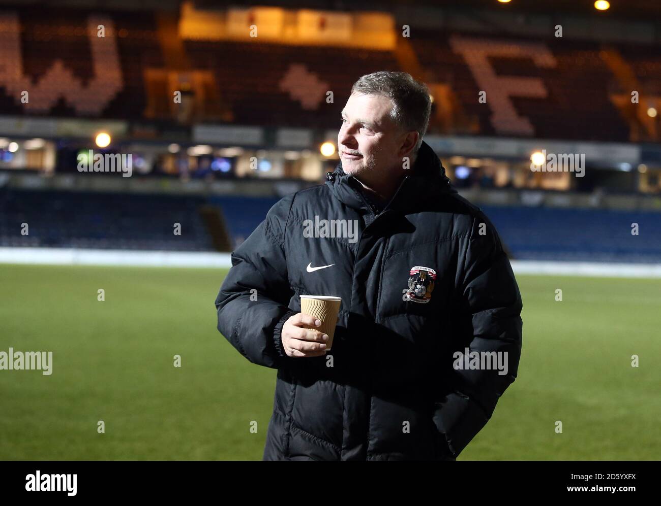 Coventry City's Manager Mark Robins before the game Stock Photo - Alamy