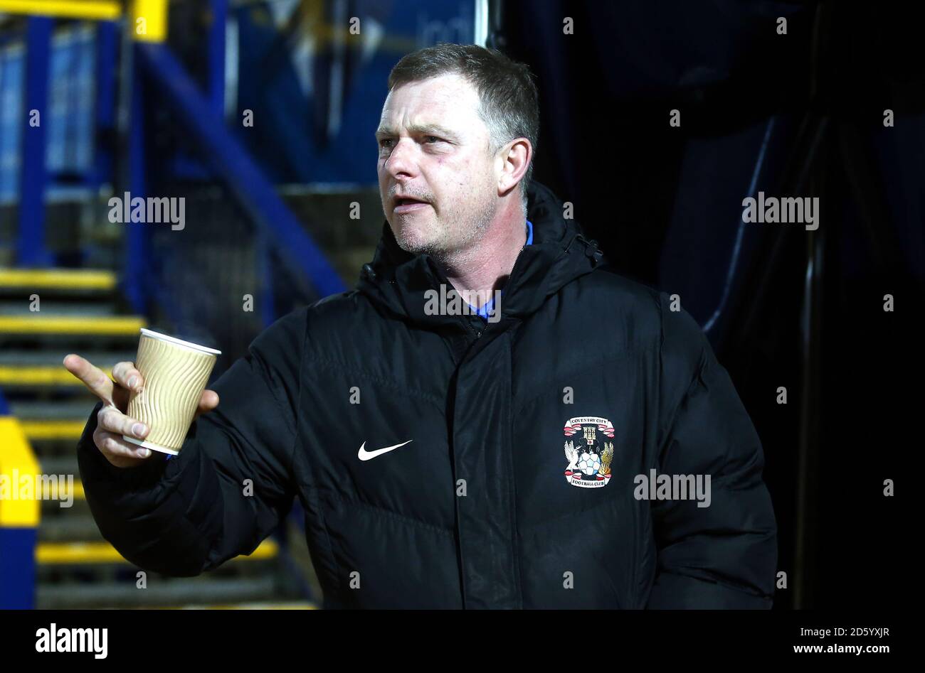 Coventry City manager Mark Robins Stock Photo - Alamy