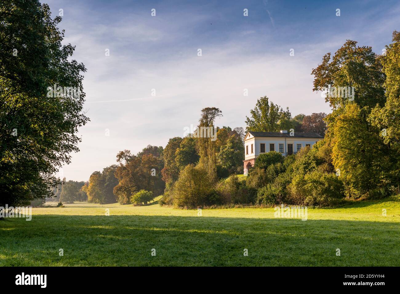 Germany, Thuringia, Weimar, Goethepark, Roman House Stock Photo - Alamy