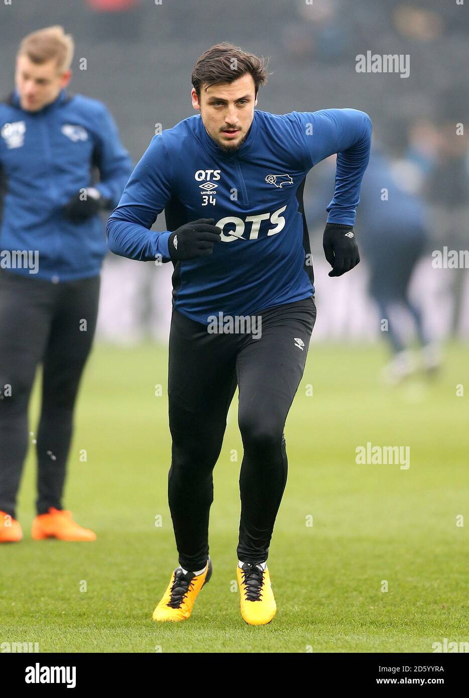 Derby County's George Thorne Stock Photo - Alamy