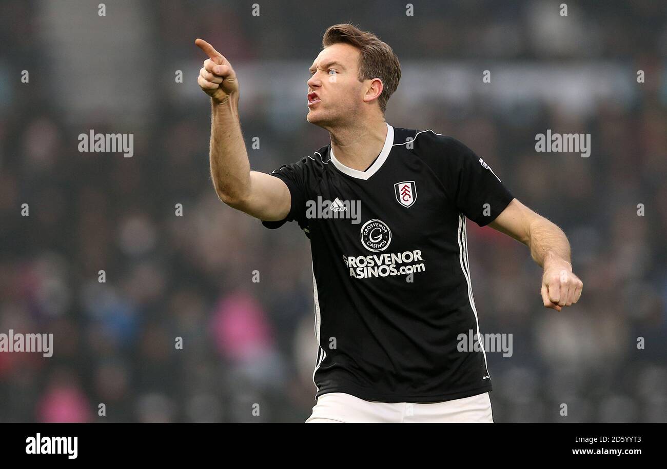 Fulham's Kevin McDonald reacts Stock Photo - Alamy