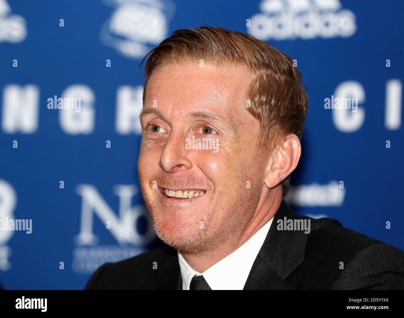 Birmingham City's new manager Garry Monk during the media unveiling at ...